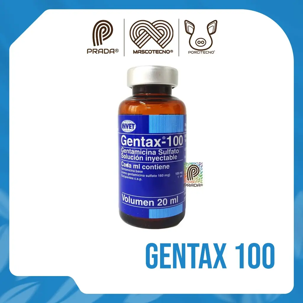 GENTAX 100 INY X 20 ML | PRADA SABINC